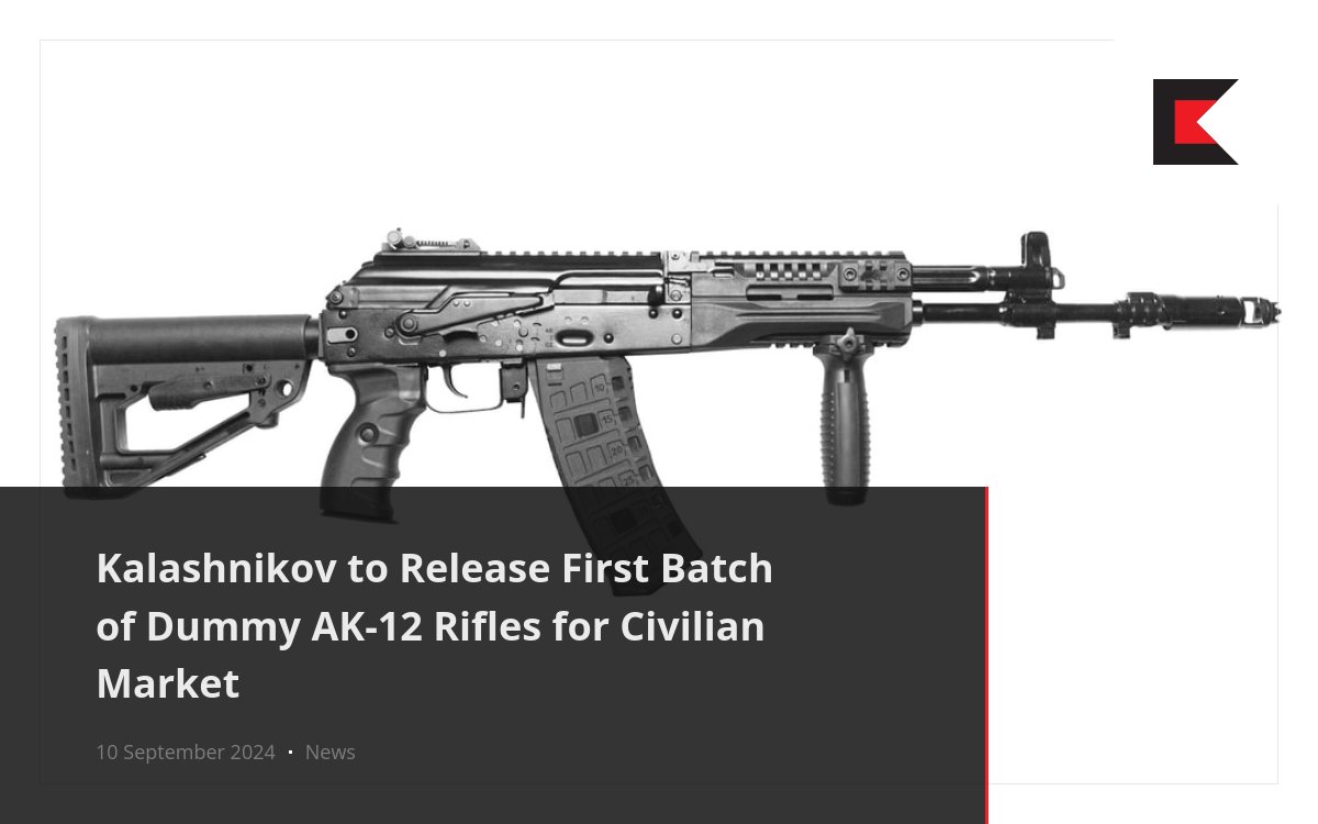 Kalashnikov to Release First Batch of Dummy AK-12 Rifles for Civilian ...