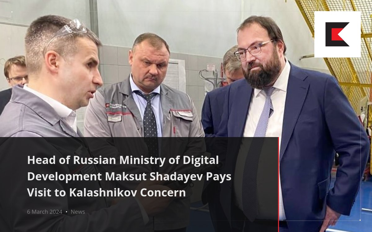 Head of Russian Ministry of Digital Development Maksut Shadayev Pays ...
