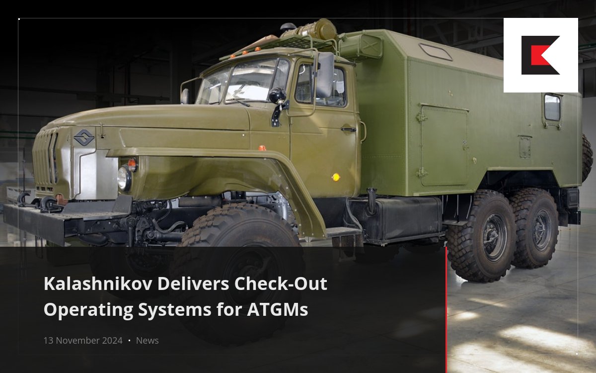 Kalashnikov Delivers Check-Out Operating Systems for ATGMs