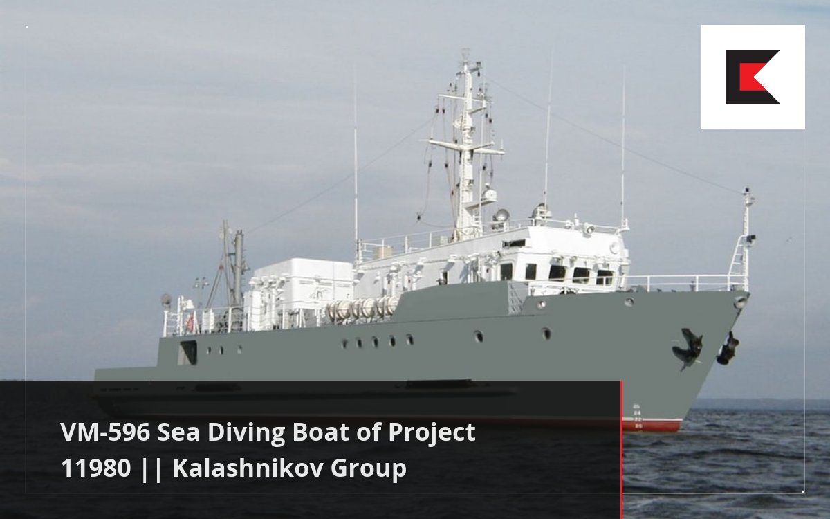 VM-596 Sea Diving Boat of Project 11980 || Kalashnikov Group