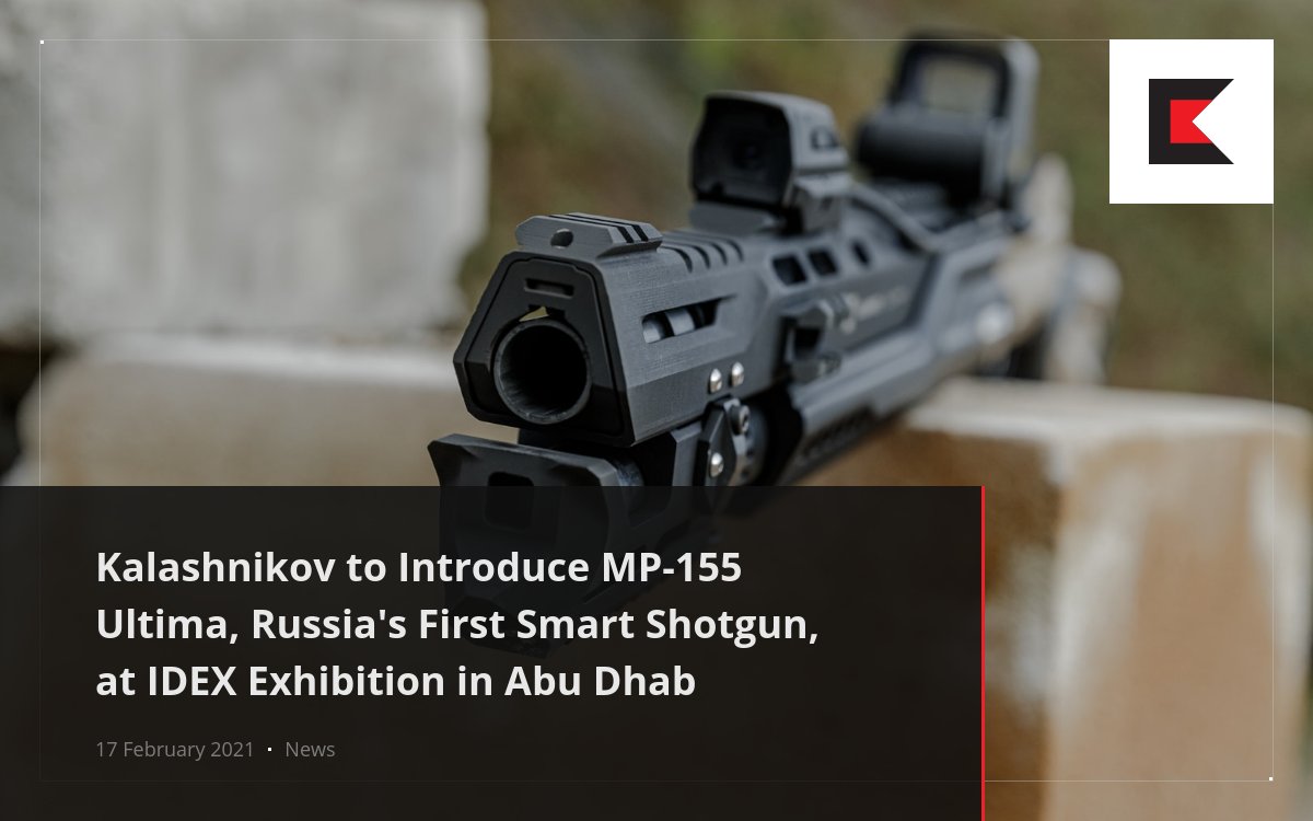 Kalashnikov to Introduce MP-155 Ultima, Russia's First Smart Shotgun ...