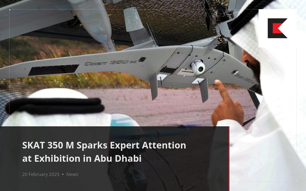 SKAT 350 M Sparks Expert Attention at Exhibition in Abu Dhabi