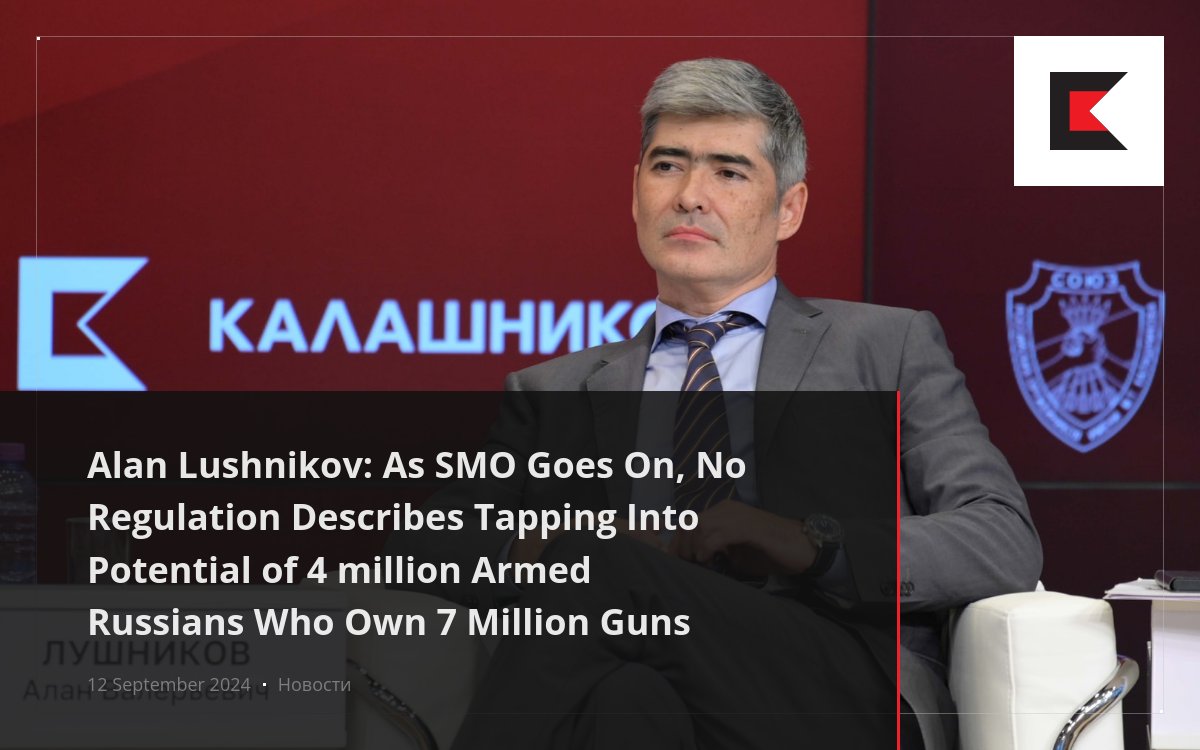 Alan Lushnikov: As SMO Goes On, No Regulation Describes Tapping Into Potential of 4 million ...