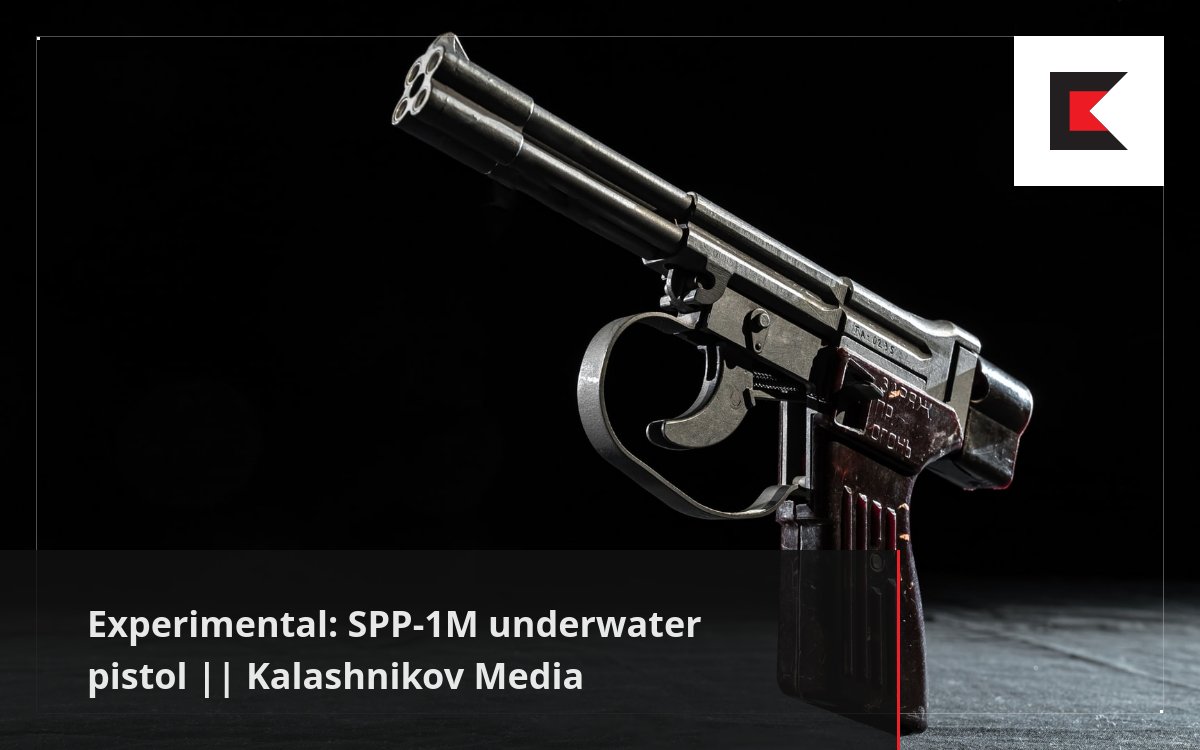 Experimental: SPP-1M underwater pistol || Kalashnikov Media