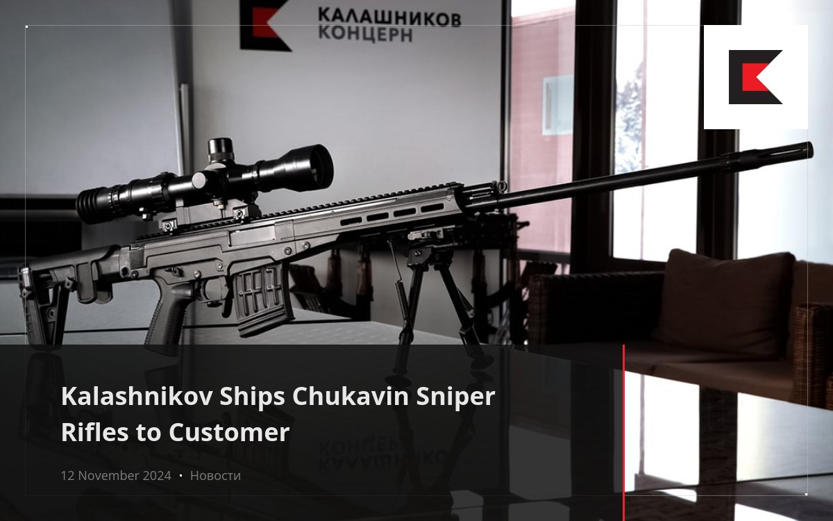 Kalashnikov Ships Chukavin Sniper Rifles to Customer