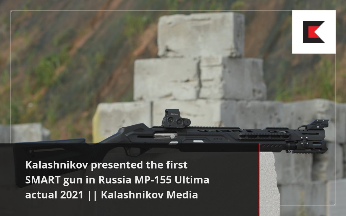 Kalashnikov presented the first SMART gun in Russia MP-155 Ultima ...