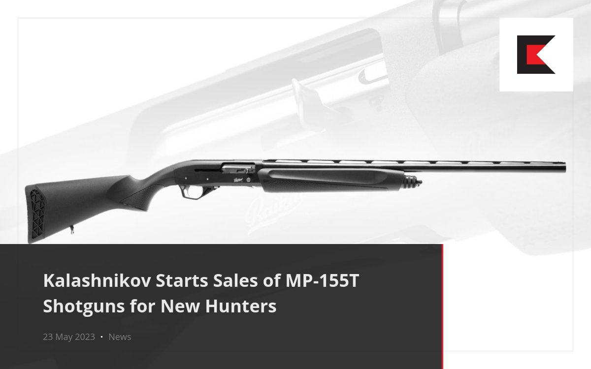 Kalashnikov Starts Sales of MP-155T Shotguns for New Hunters