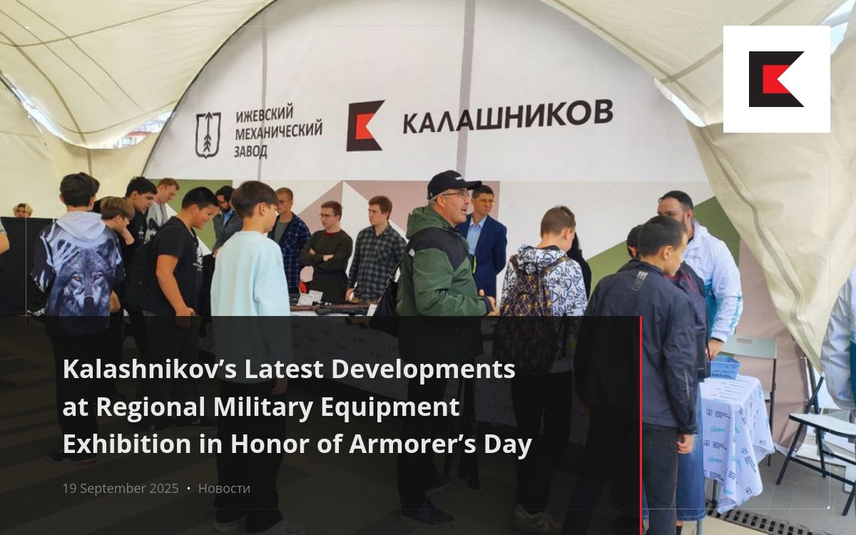 Kalashnikov’s Latest Developments at Regional Military Equipment ...