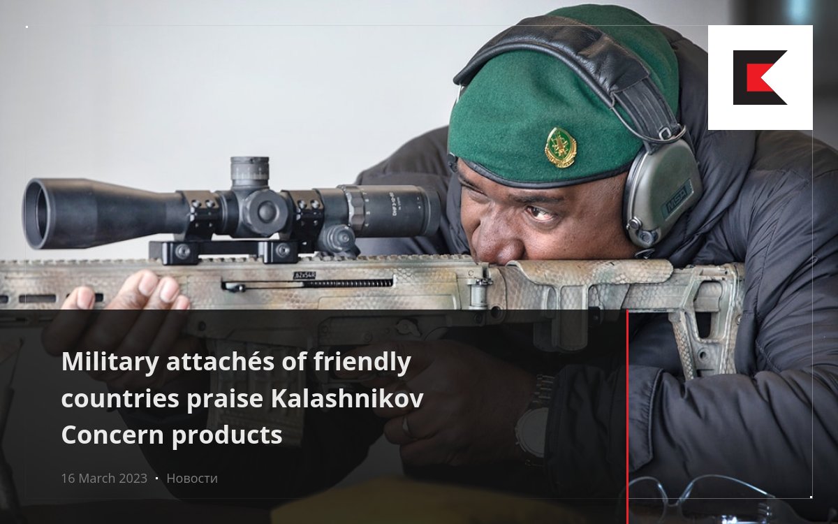 Military attachés of friendly countries praise Kalashnikov Concern products