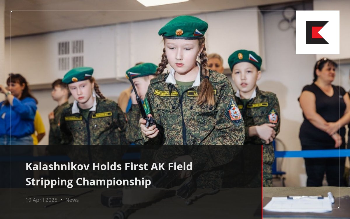 Kalashnikov Holds First AK Field Stripping Championship