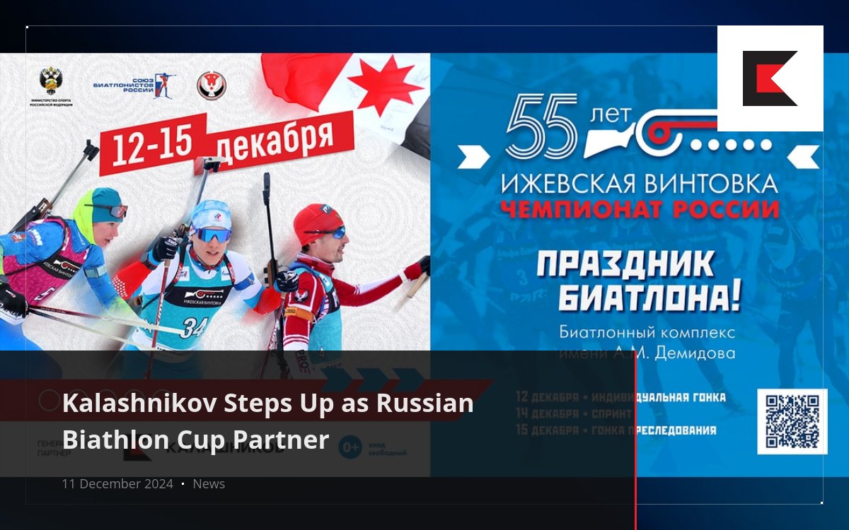 Kalashnikov Steps Up as Russian Biathlon Cup Partner