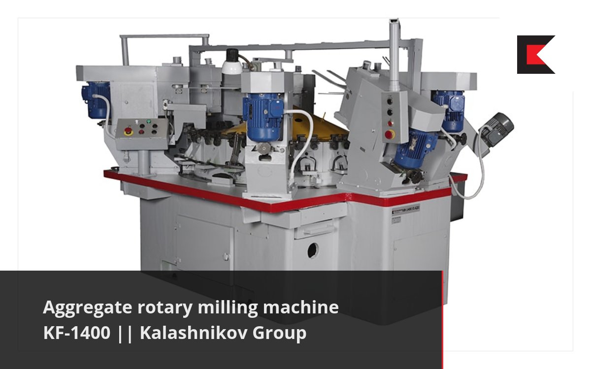 Aggregate rotary milling machine KF-1400 || Kalashnikov Group