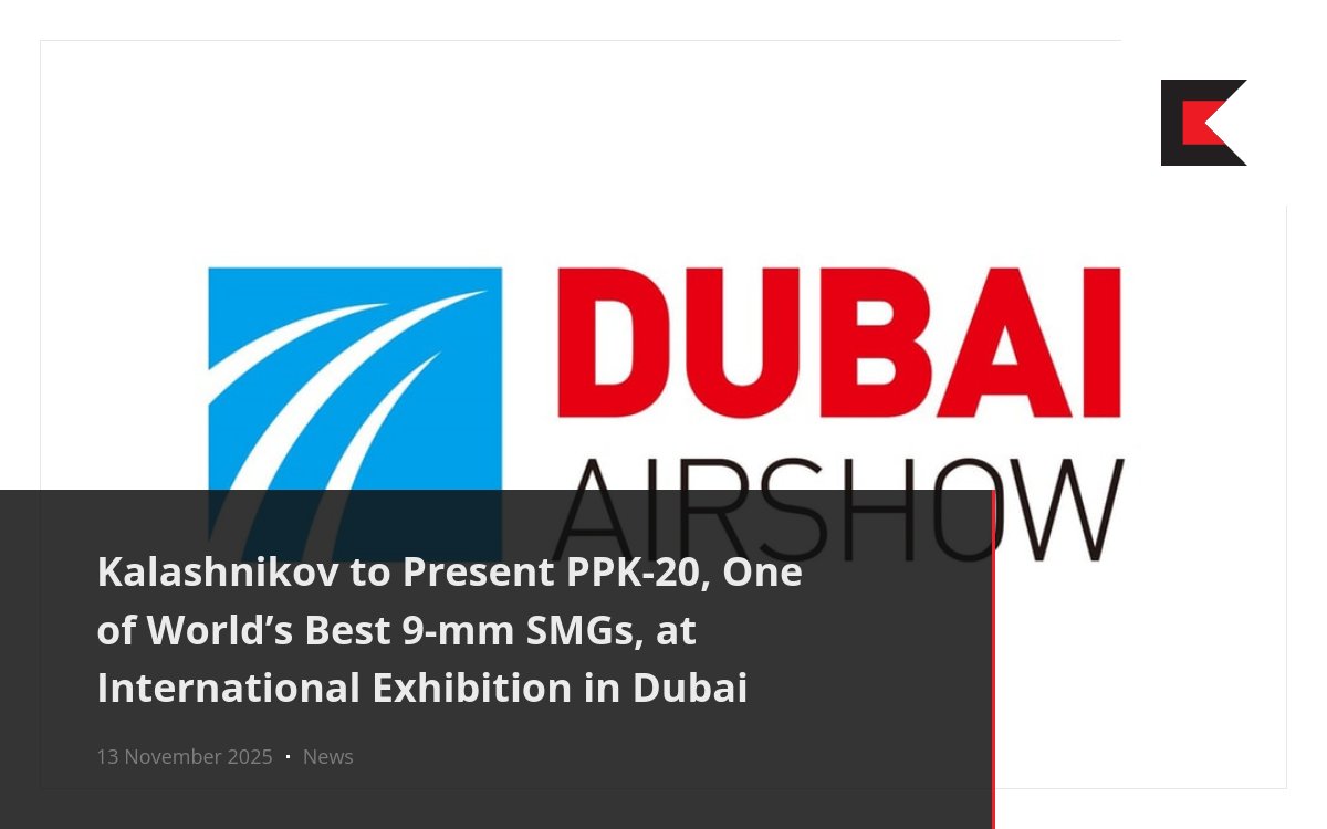 Kalashnikov to Present PPK-20, One of World’s Best 9-mm SMGs, at ...