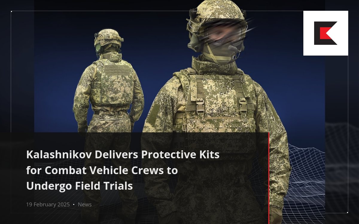 Kalashnikov Delivers Protective Kits for Combat Vehicle Crews to ...